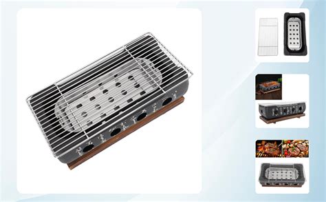 Fockety Japanese Bbq Grill Charcoal Portable Barbecue