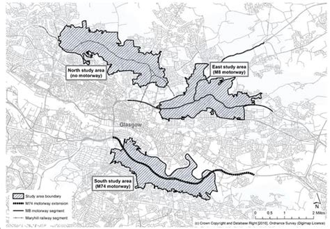 Boundaries Of Local Study Areas Defined In Terms Of Census Output Areas