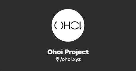 Ohoi Project Instagram Linktree