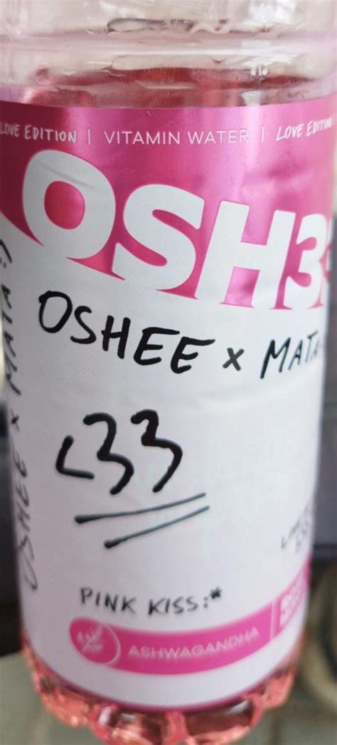Oshee X Mata Osh33 Love Potion Pink Kiss Kalorie Kj A Nutriční Hodnoty Kalorickétabulkycz