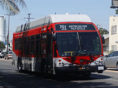 Lacmta Metro Rapid Enc El Dorado National Bus Corporatio Flickr