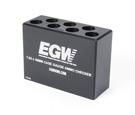 Case Gauge Ammo Checker 7 62 X 39 7 Hole Evolution Gun Works