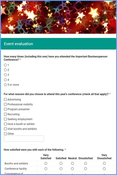 Event Evaluation Form Template 159 Free Evaluation Forms