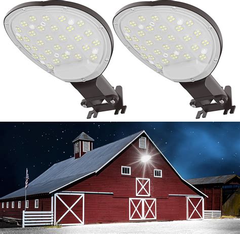 2 Pack Led Barn Light 150w Outdoor Dusk To Dawn Area Lights With Photocell 15000lm 6500k