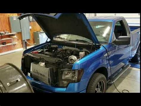 On 3 Single Turbo F 150 50 Coyote Dyno 707rwhp Stock Engine Youtube