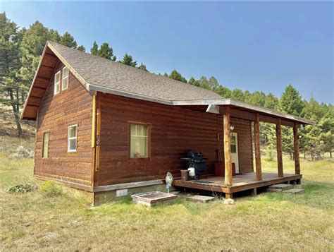 Built 2010 Montana Off Grid Cabin For Sale On 20 Acres 350000