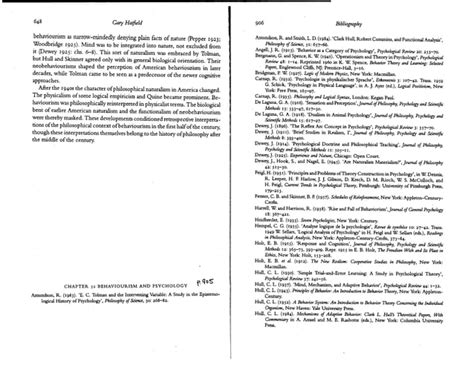 Behaviourism And Psychology Ppt