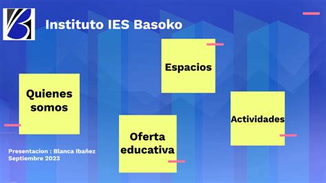 Instituto Ies Basoko By Blanca Ibañez On Prezi