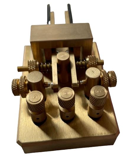 Jncraido K 1 Golden Brass Iambic Automatic Double Paddle Cw Morse