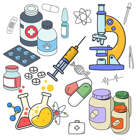 Medical Set Coloring Pages Mimi Panda