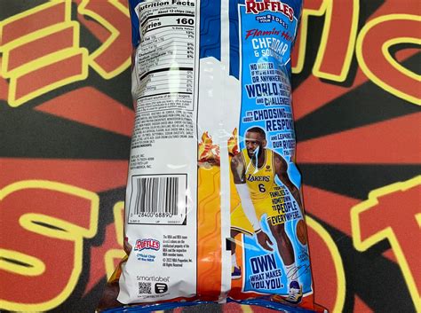 Ruffles Flamin Hot Cheddarand Sour Cream By Lebron James Exotic Spot 99