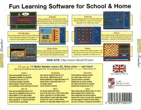 10 Out Of 10 Maths Number Images Launchbox Games Database