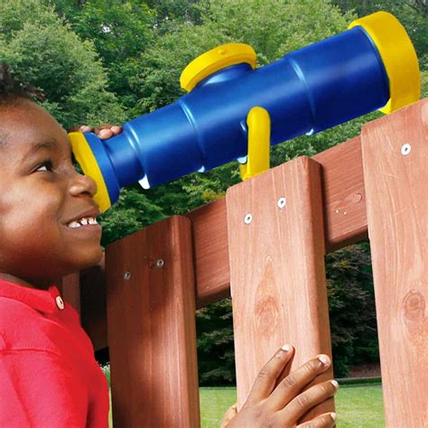Buy Blue And Yellow Toy With Working Compass Telescope Online At Lowest