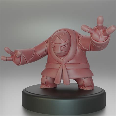🐉 538 Figura Pokemon Throh・archivo Stl Para Impresión 3d・cults
