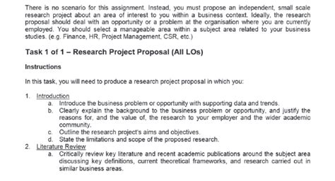 Writing A Research Project Proposal In Advance Research Method