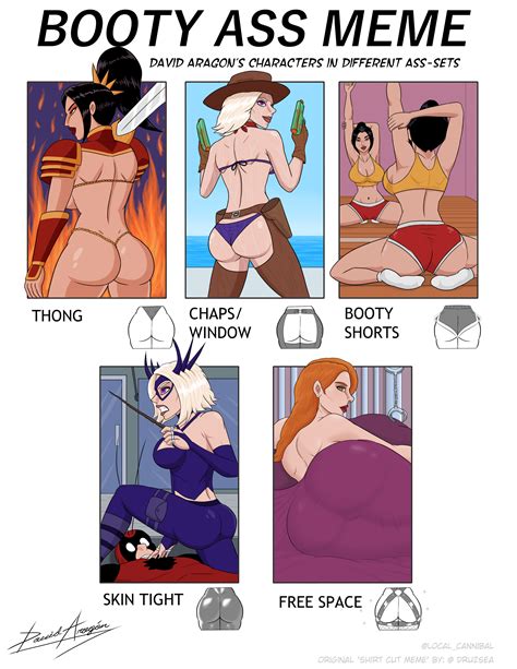 Booty Ass Meme David Aragón Edition By Davidaragon95 On Newgrounds