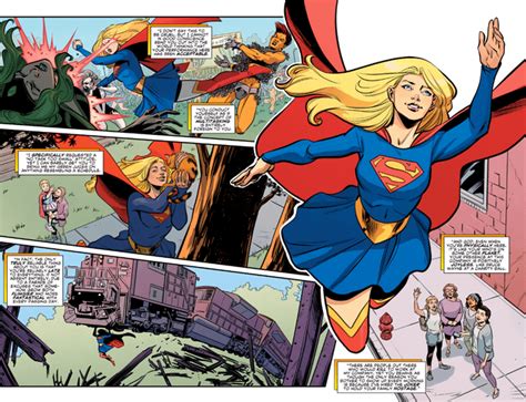 [comic Excerpt] Kara Gets A Talking To By Her Boss Worlds Finest