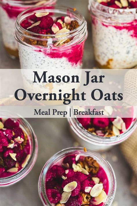 Mason Jar Overnight Oats Dietsync