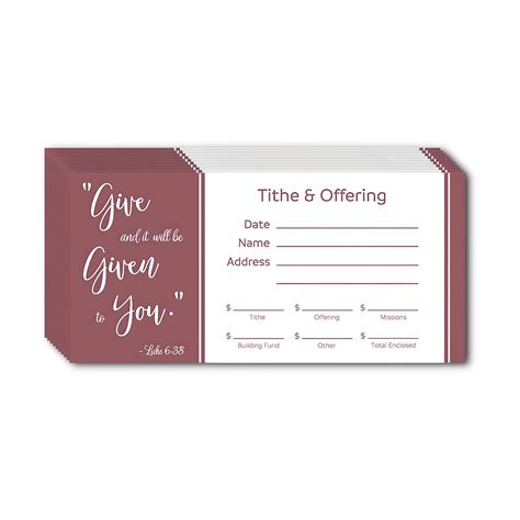 How To Make Tithe Envelopes