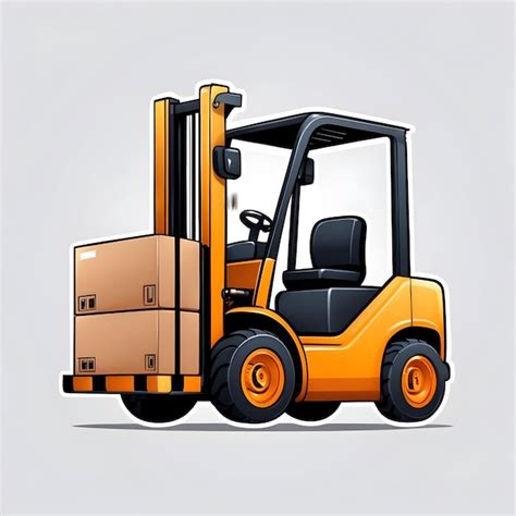Premium Photo Forklift Icons Material Handling Symbols Industrial Machinery Warehouse