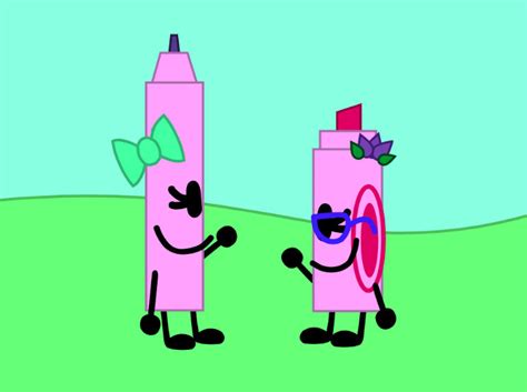 Female Capless Pen Meets Female Capless Marker By Objectprincess On