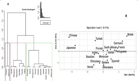 A Dendrogram Cluster Showing Relatedness Between Moroccan Population