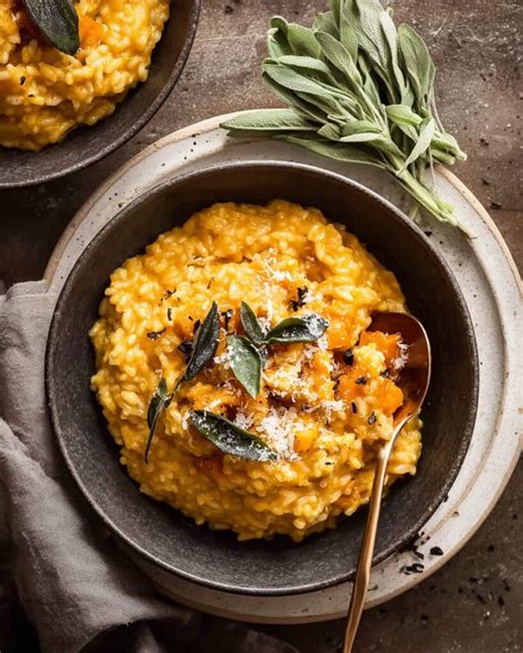Baked Pumpkin Risotto Knedir Recipes