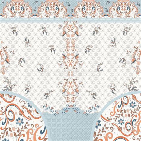 Ethnic Pattern Batik Indonesia Country Stock Vector Illustration Of