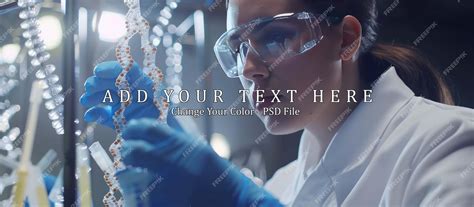 Premium Psd Analyzing Dna Sequences And Molecular Structures