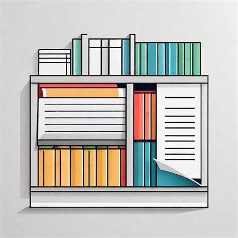 Premium Photo Colorful Papers Filing System