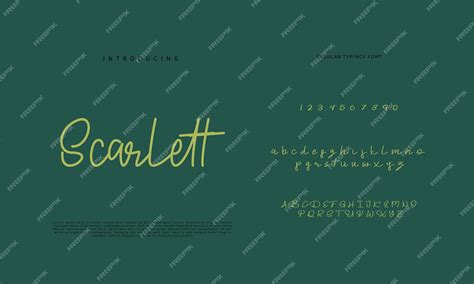 Premium Vector Handwritten Script Font Hand Drawn Brush Style Modern Calligraphy Cursive