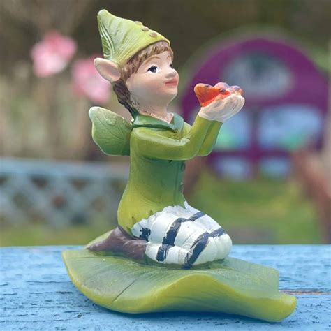 Kneeling Leaf Pixie Away With The Fairies