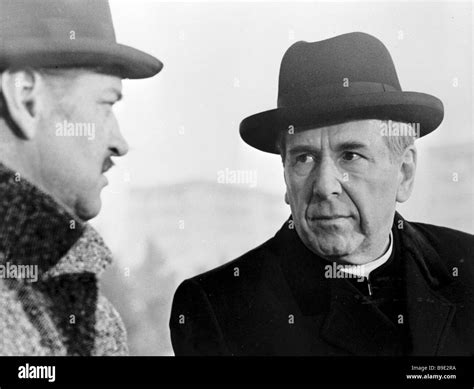 Actors Vladlen Davydov As Official Dalles Left And Rostislav Plyatt As