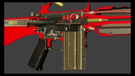 How A M16 Works Simulator M16 Gun Youtube
