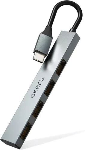 Adaptador Multipuertos Hub Tipo C Usb 2 0 Aluminio Metal MercadoLibre