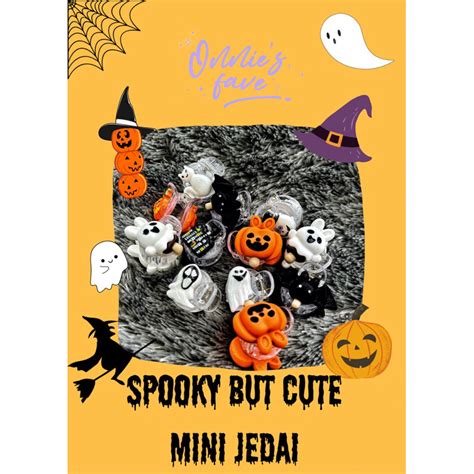 Jual Spooky But Cute Mini Jedai Bulat Halloween Hantu Pumpkin Labu Bat