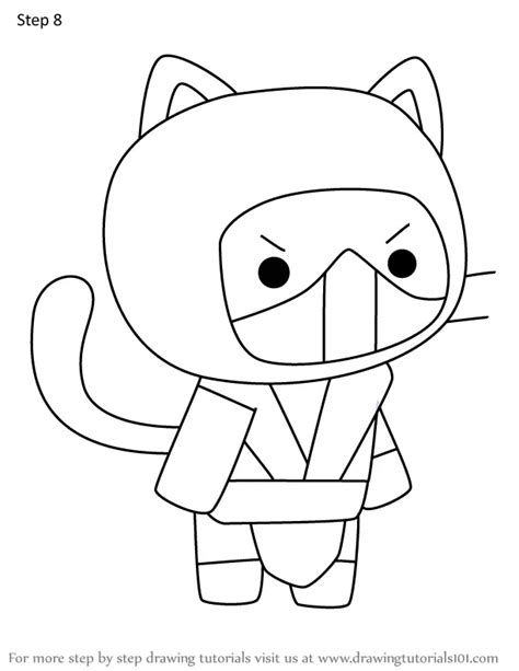 How To Draw Come Here From Strikeforce Kitty Strikeforce Kitty Step By Step