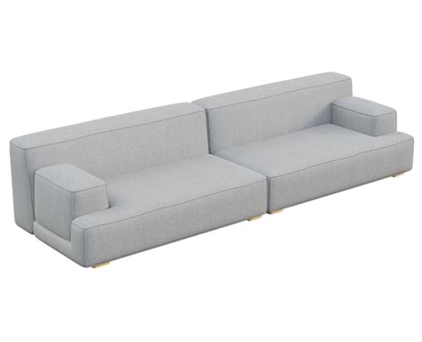 Sleek Long Couch