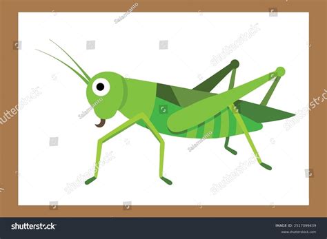 Grasshopper Vector Art Illustration Stock Vector Royalty Free