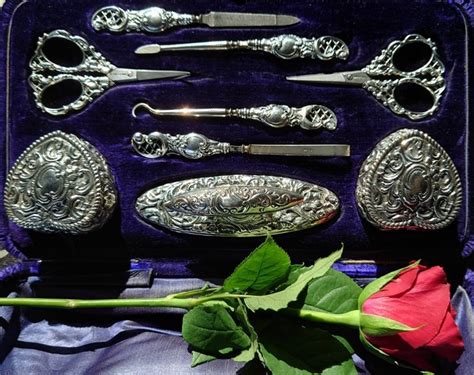 Victorian Silver Manicure Set Catawiki