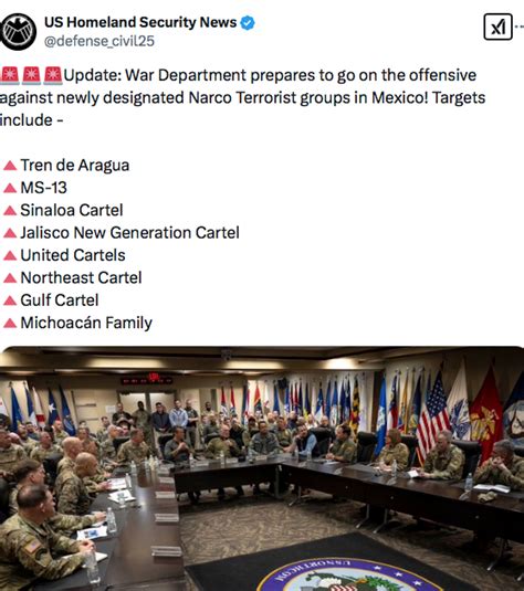 Us Launches Offensive Against Mexican Cartels