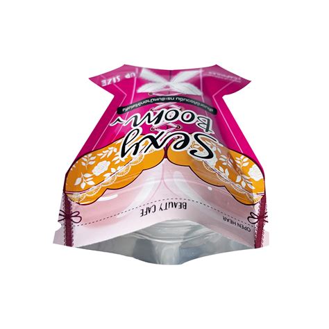 Custom High Quality Irregular Pouches Cute Snacks Packaging Special Shaped Bags With Zip Lock