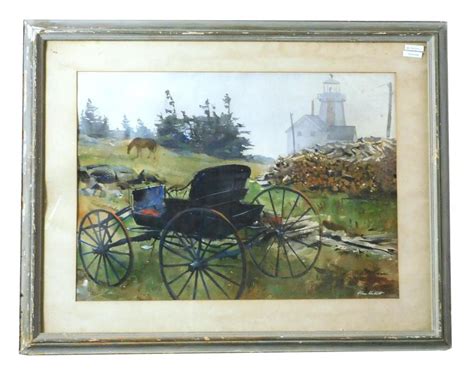 Sold At Auction Glenn Macnutt Watercolor