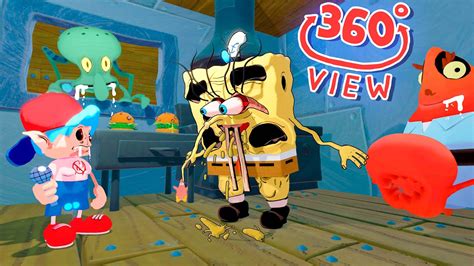 Spongebob 360° Satisfaction Song 3d Animated Fnf Vr Youtube