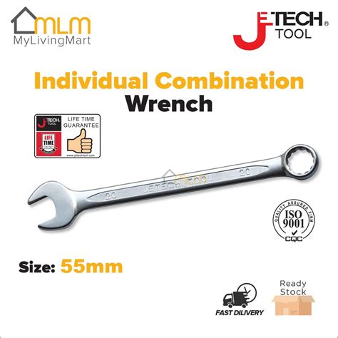 Jetech Combination Wrench Spanner Combination Spanner Crv Hand Tool Hardware Spana Soket Tahan