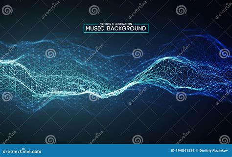 Blue Background Design Colourful Music Background Design Abstract