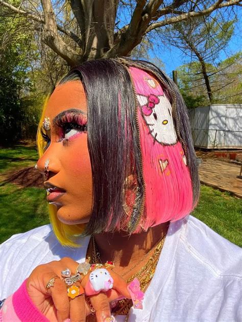 Hello Kitty Hair Pretty Braided Hairstyles Front Lace Wigs Human Hair Hello Kitty