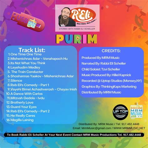 Rabbi Eli Scheller One Time One Time Purim