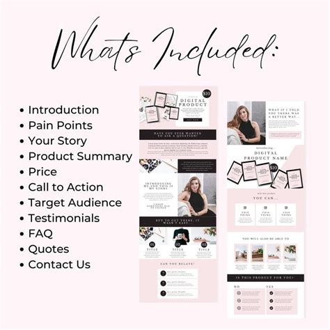 Plantilla De Página De Ventas Canva Página De Ventas De Productos