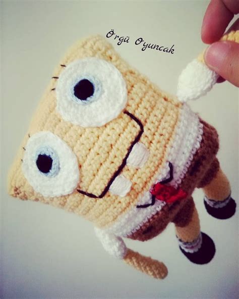 Sunger Bob Sponge Bob Örgü Oyuncakları Bob Oyuncak